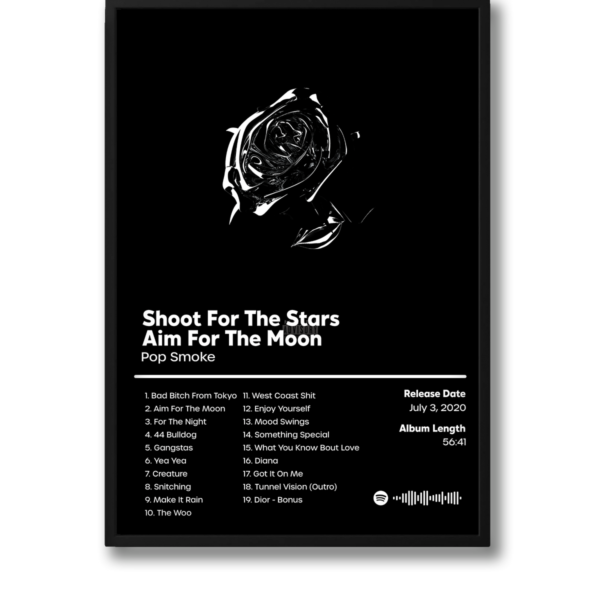 Pop Smoke - Shoot For The Stars Aim For The Moon – PosterWorld