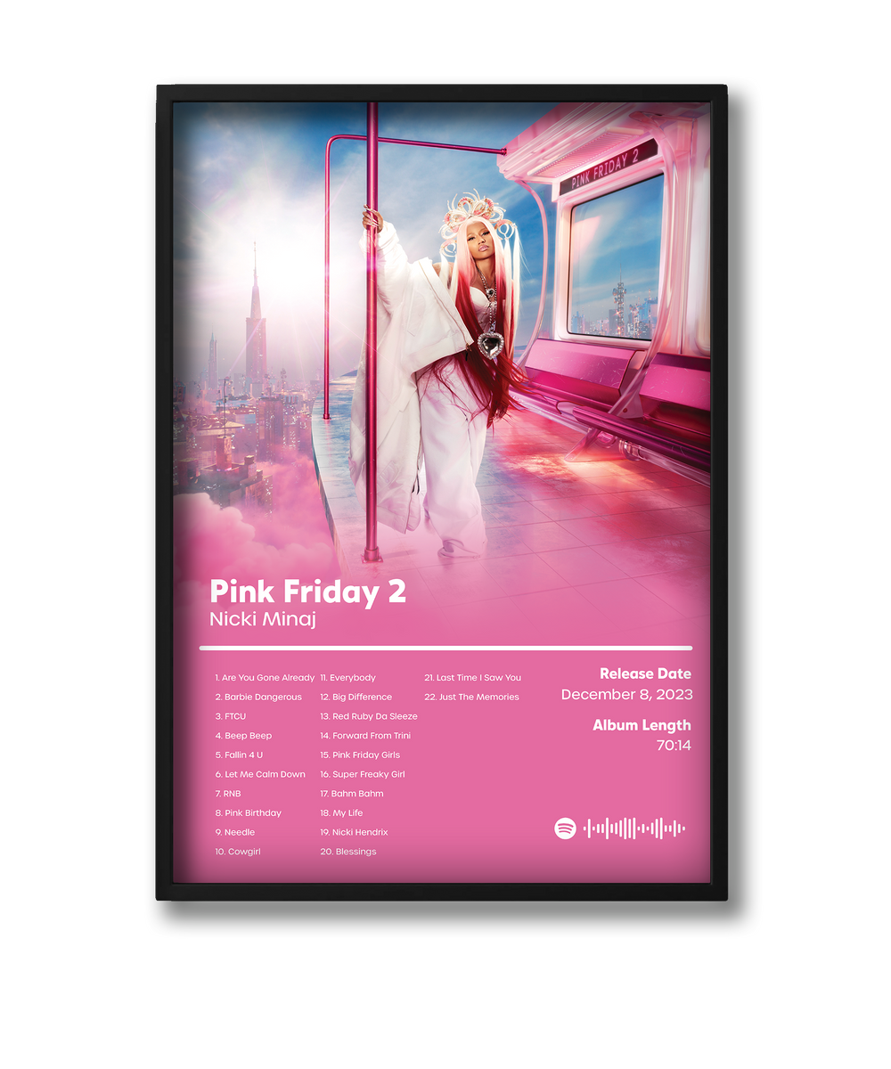 Nicki Minaj Pink Friday 2 Posterworld