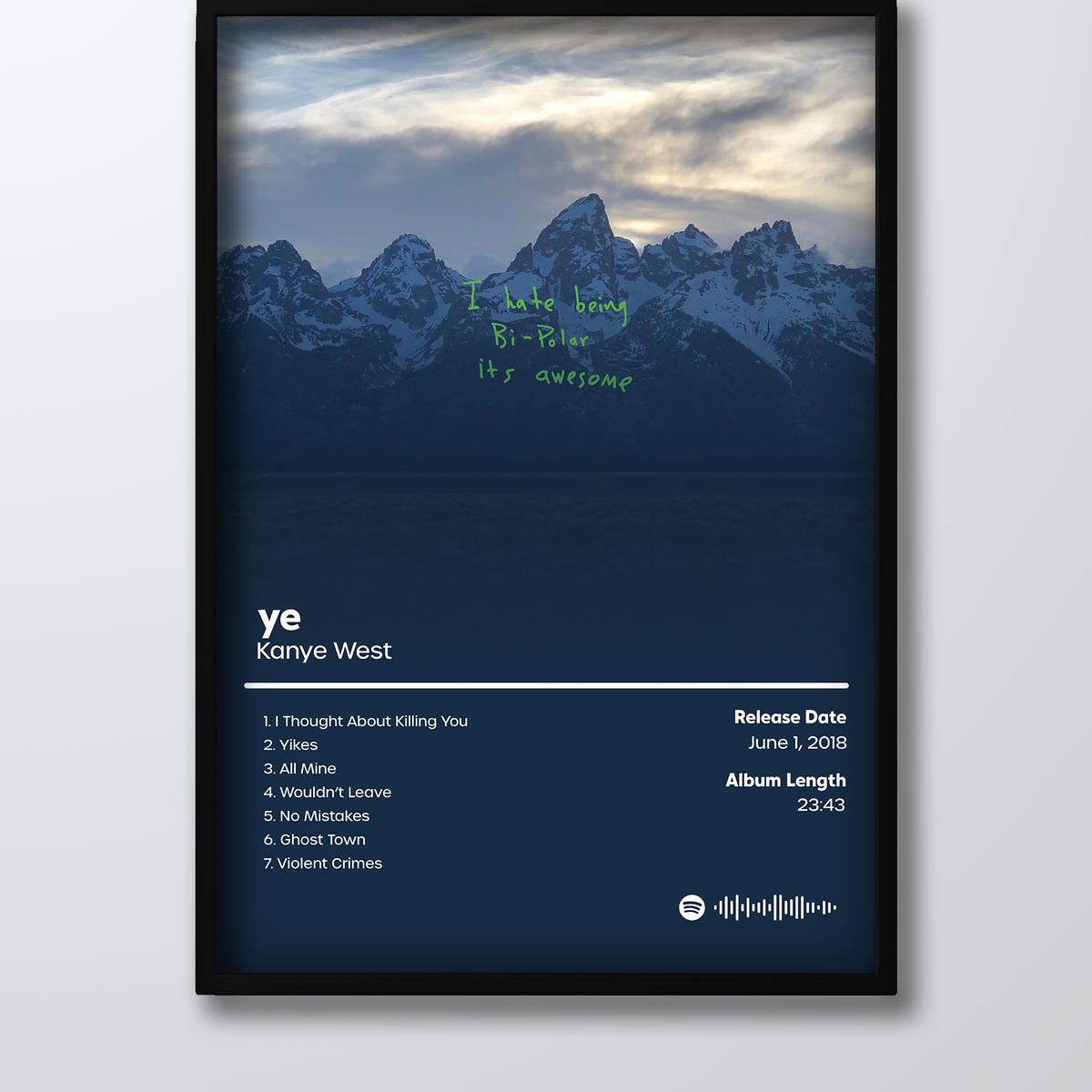 Kanye West - ye Poster – PosterWorld